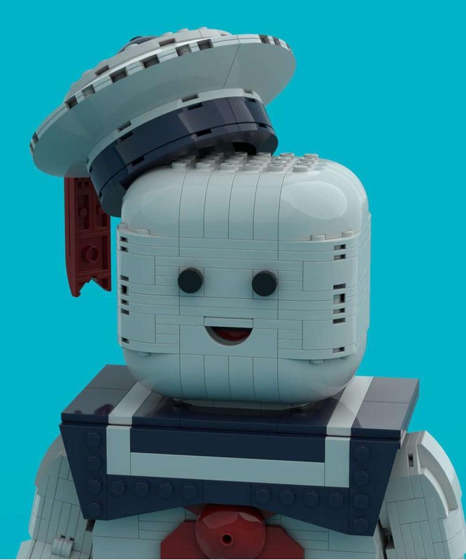 LEGO MOC Stay Puft (articulated maxifig) by BeTheSquirrel | Rebrickable ...