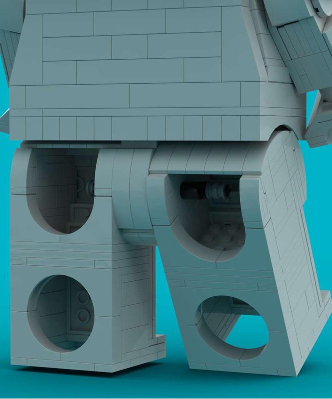 LEGO MOC Stay Puft (articulated maxifig) by BeTheSquirrel | Rebrickable ...