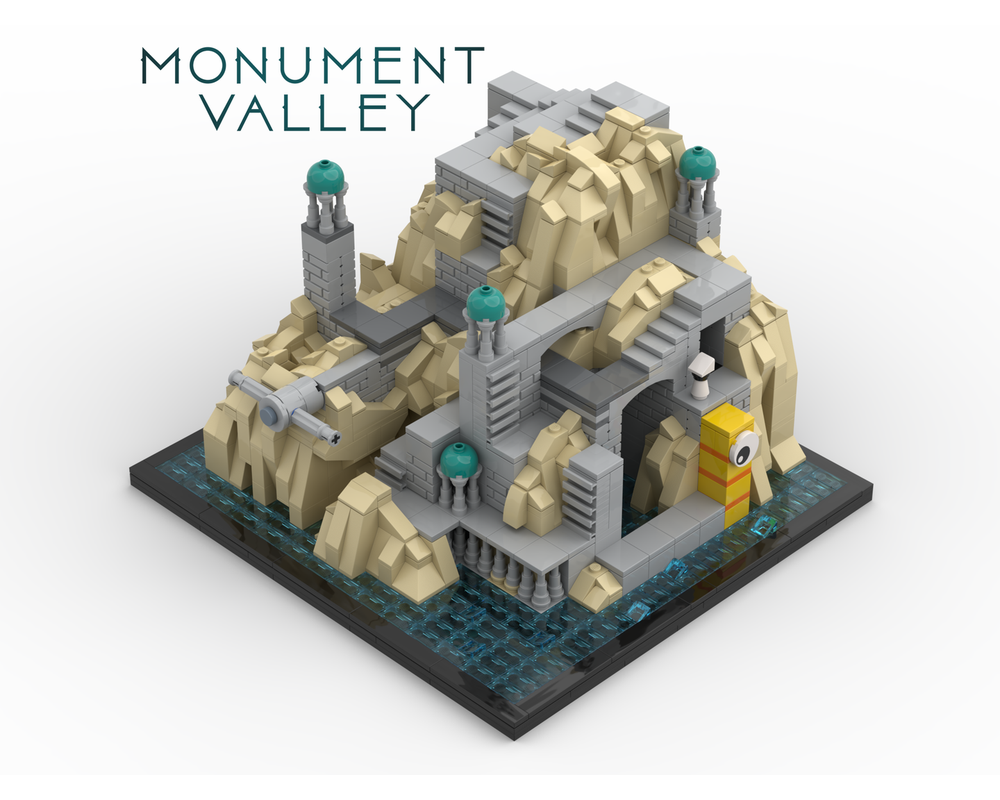 LEGO MOC Monument Valley - The Descent by YCBricks | Rebrickable ...