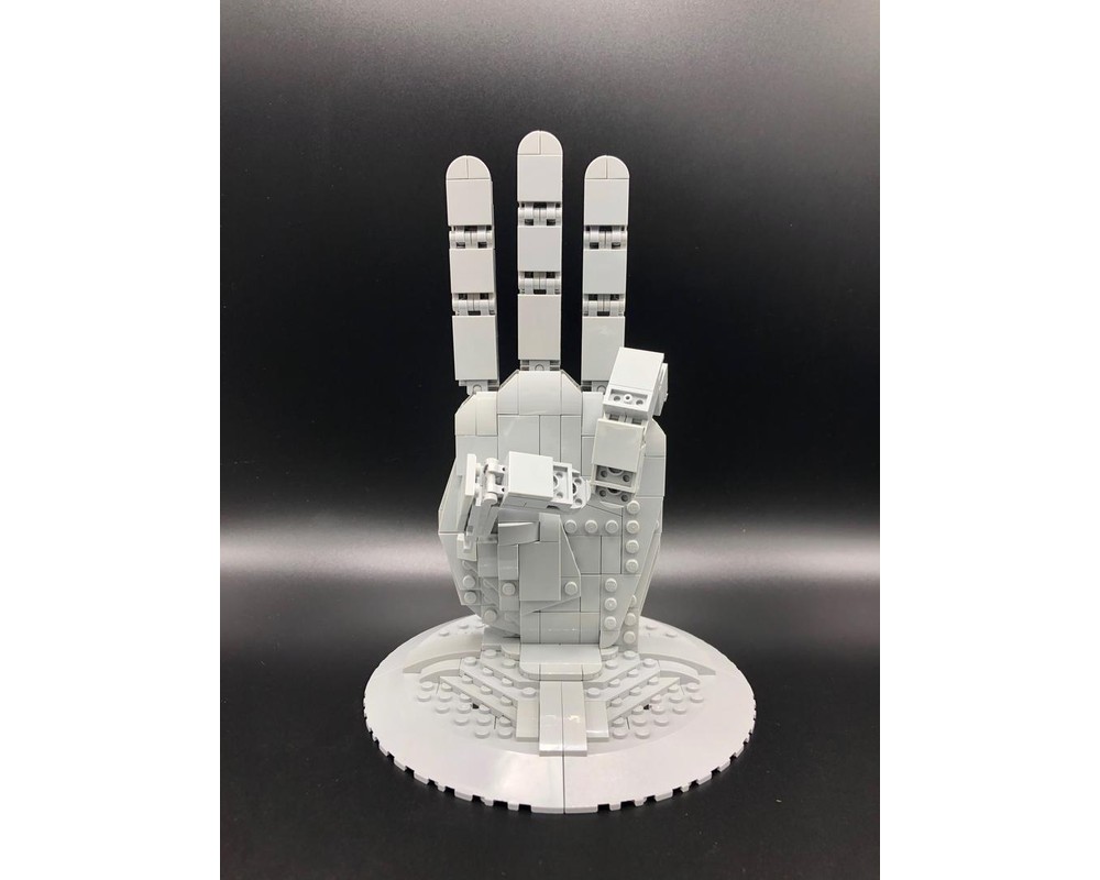 LEGO MOC Live-Size Human Hand by Hackules | Rebrickable - Build with LEGO