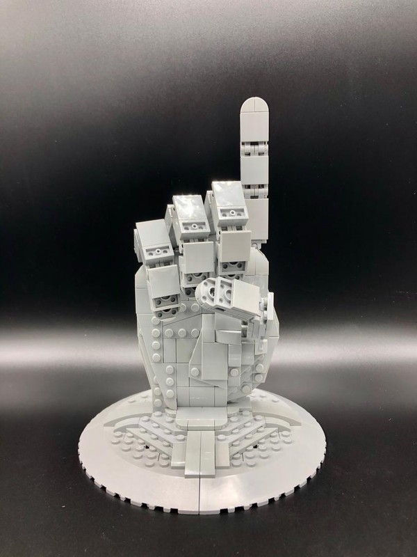 LEGO MOC Live-Size Human Hand by Hackules | Rebrickable - Build with LEGO