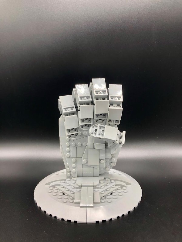 LEGO MOC Live-Size Human Hand by Hackules | Rebrickable - Build with LEGO