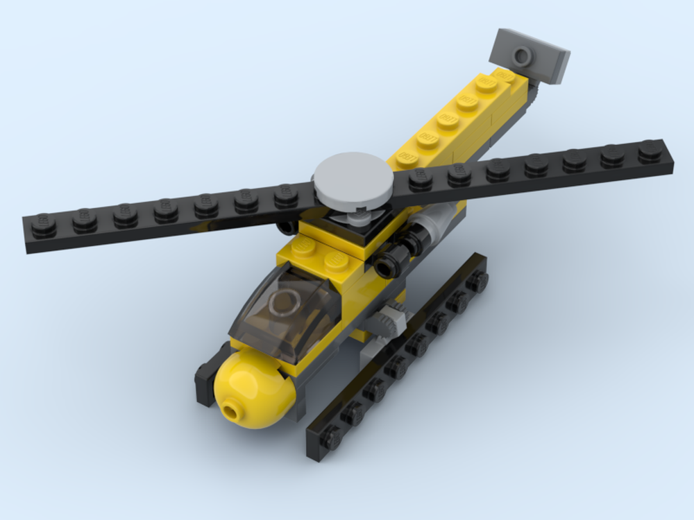 LEGO MOC 7799 Helicopter by thekitchenscientist | Rebrickable - Build ...