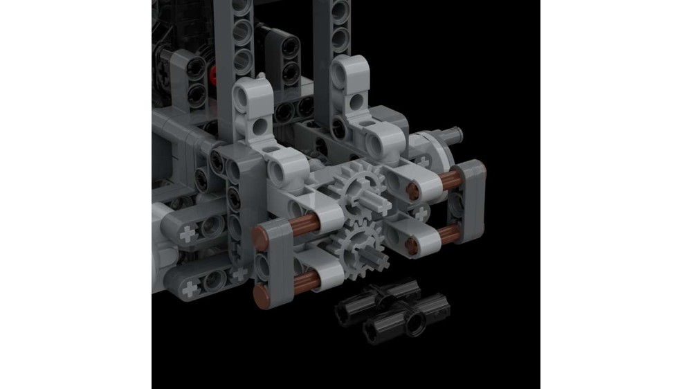 LEGO MOC Driven Twin Rear Axle (Double Buggy Motor) by JLSTechnic ...