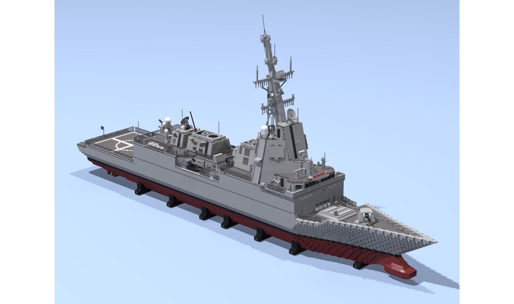 LEGO MOC AWD Air Warfare Destroyer Naval Vessel by HRU Bricks ...