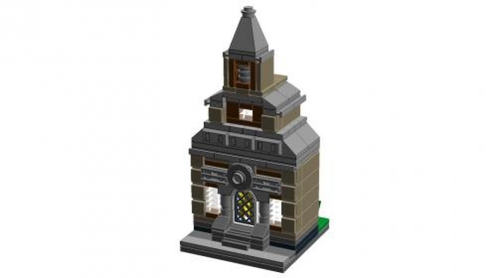 LEGO MOC mini modular church by Keep On Bricking | Rebrickable - Build ...