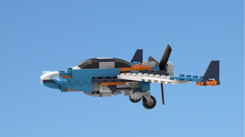 LEGO MOC-50406 31099 Homebuilt Aircraft by cubeworrier | Rebrickable ...