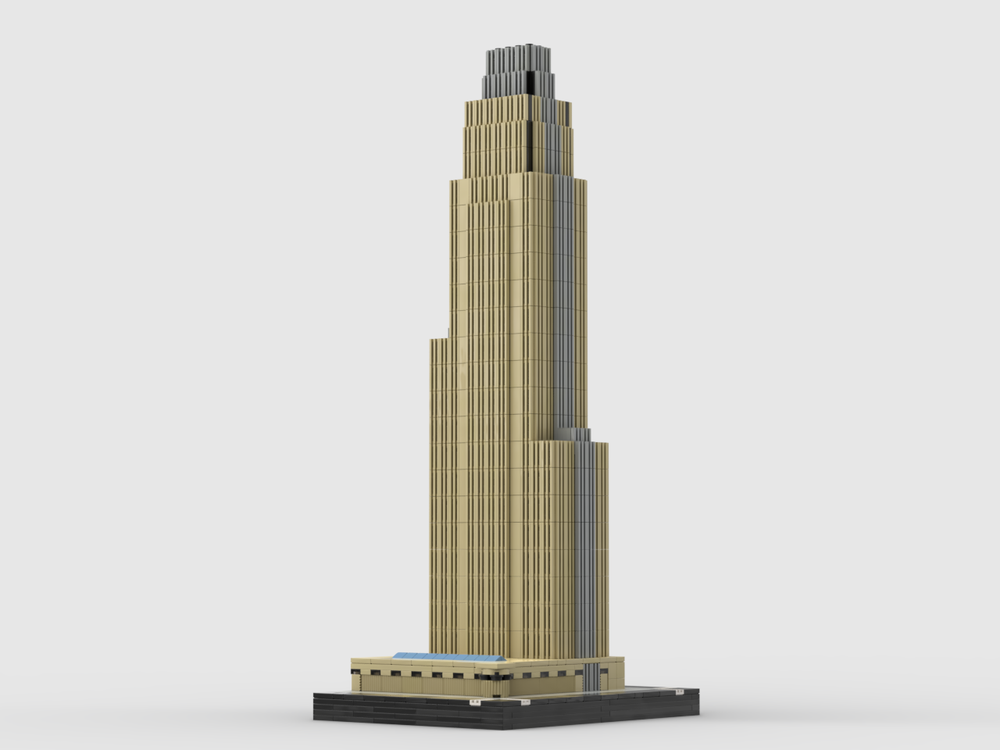 LEGO MOC Wells Fargo Center Minn VER 2 at 1/650th Scale by ...