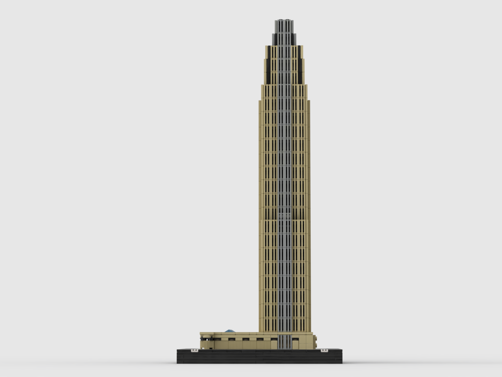 LEGO MOC Wells Fargo Center Minn VER 2 at 1/650th Scale by ...