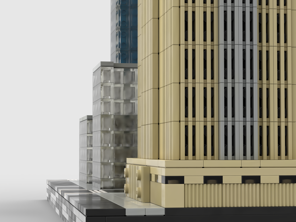 LEGO MOC IDS Center and Wells Fargo Center at 1/650th Scale by ...