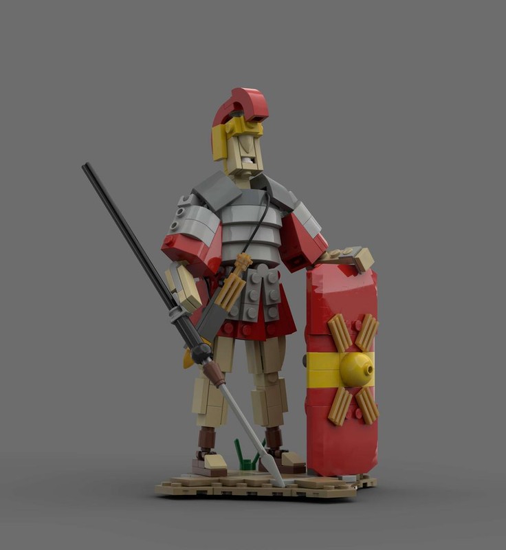 LEGO MOC Roman legionary by vir-a-cocha | Rebrickable - Build with LEGO