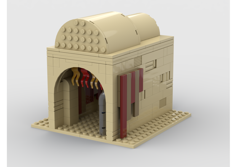 LEGO MOC Tatooine Wall and Corridor; TAT03 by azzer86 | Rebrickable ...