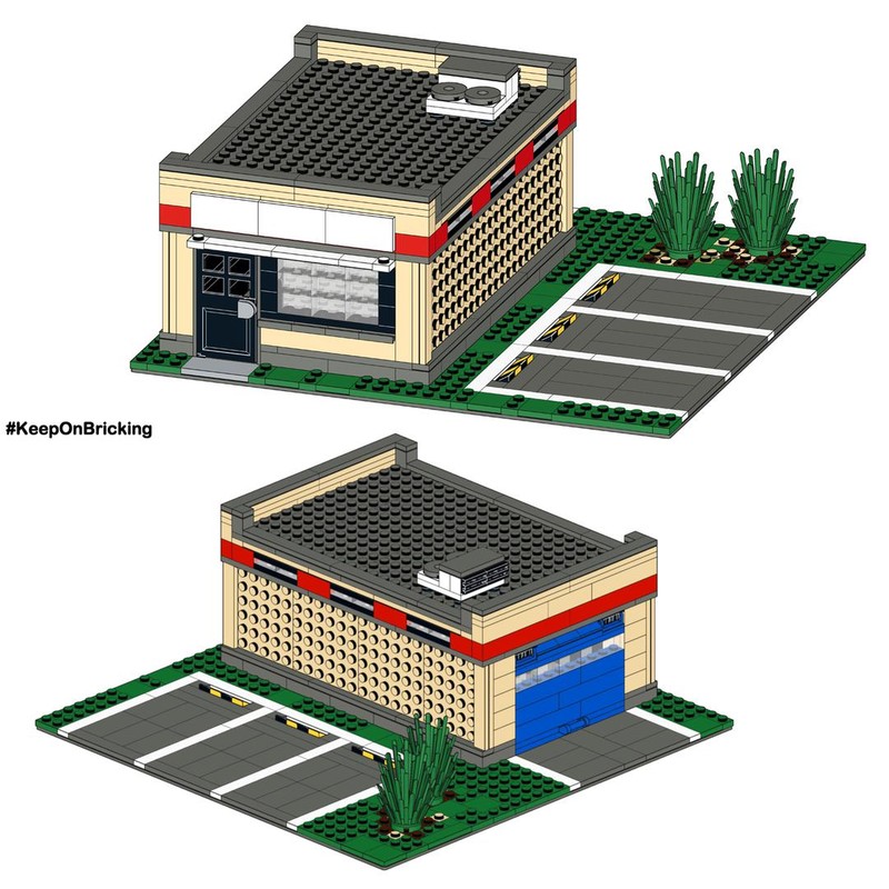 LEGO MOC City Warehouse by Keep On Bricking | Rebrickable - Build with LEGO