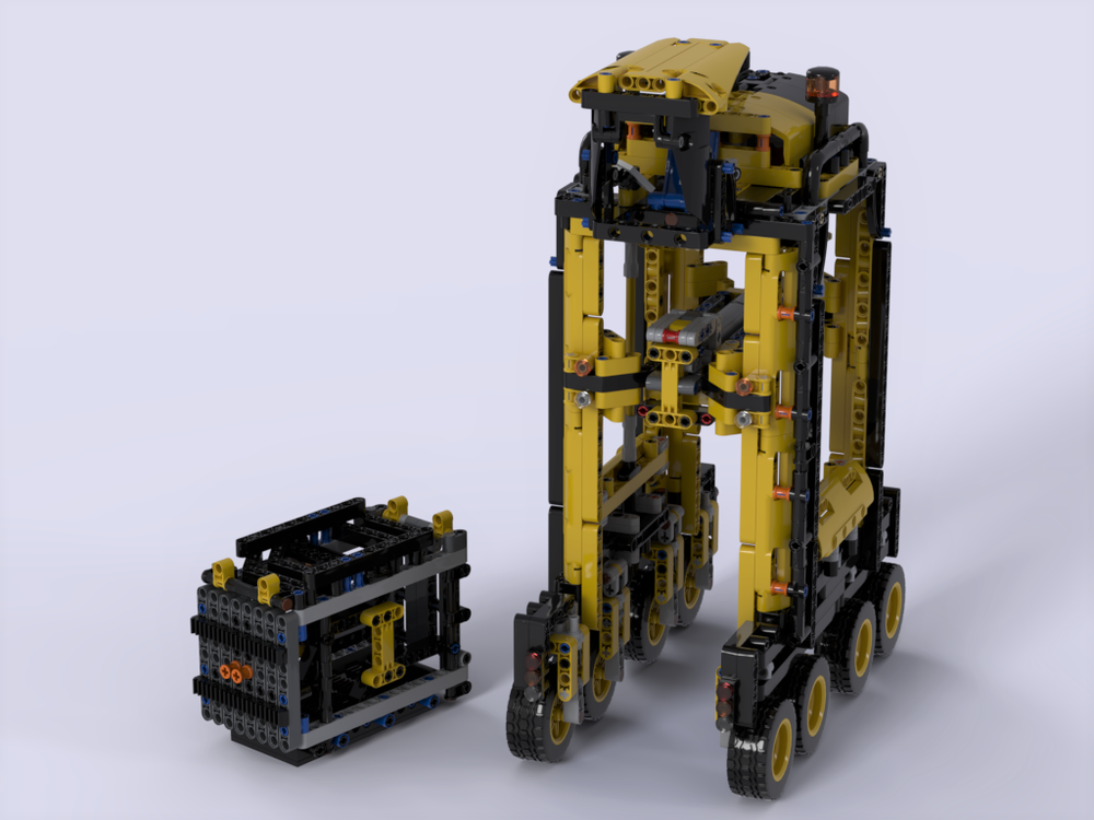 LEGO MOC STRADDLE CARRIER by KeisukeOmori | Rebrickable - Build with LEGO