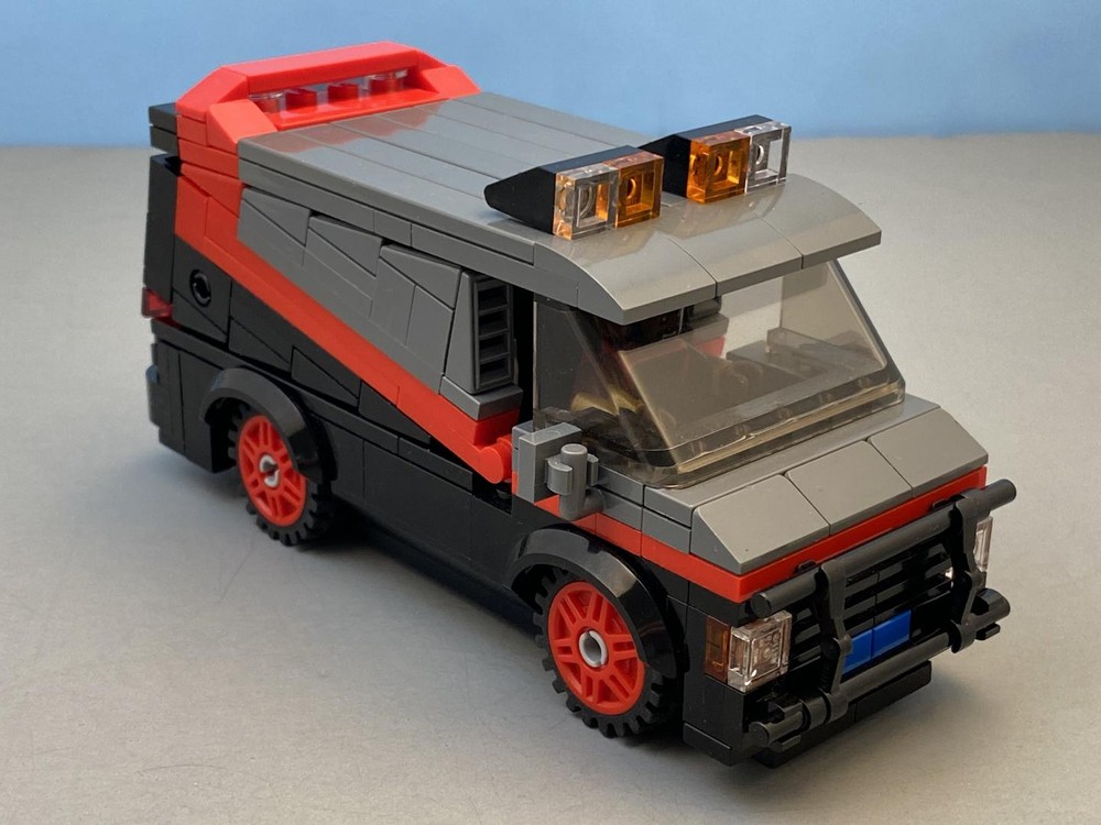 LEGO MOC A-Team Van by Flashback_Bricks | Rebrickable - Build with LEGO