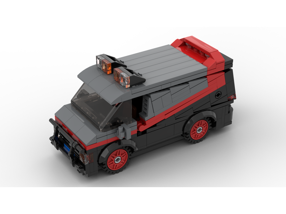 LEGO MOC A-Team Van by Flashback_Bricks | Rebrickable - Build with LEGO