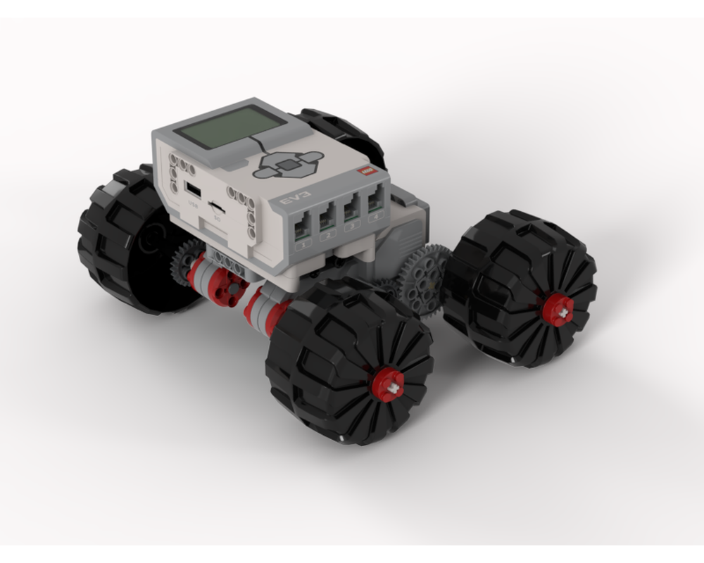 LEGO MOC EV3 low traction all wheel car by The Alvocado | Rebrickable ...