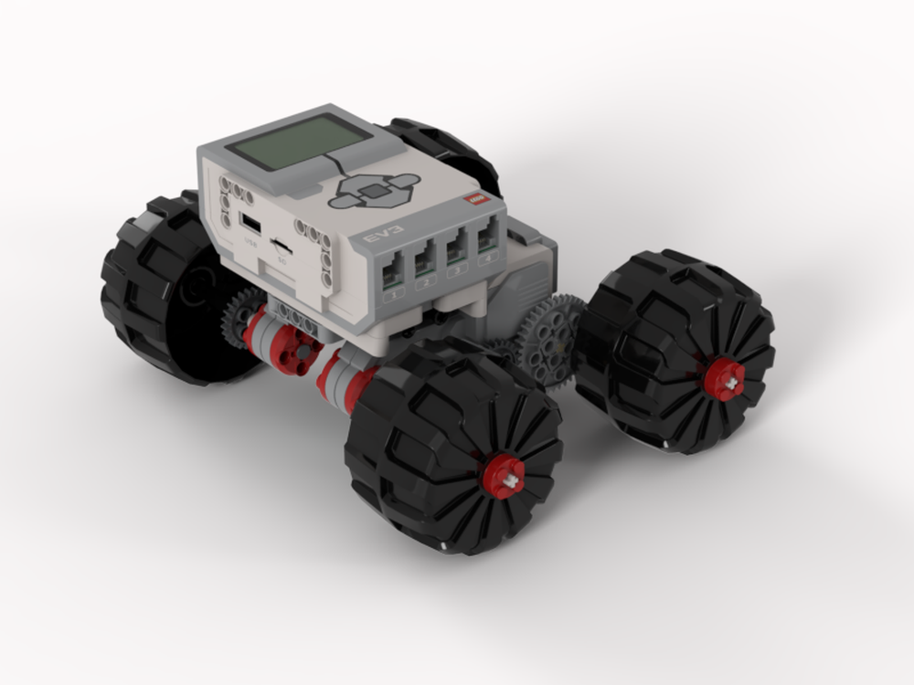 LEGO MOC EV3 low traction all wheel car by The Alvocado | Rebrickable ...