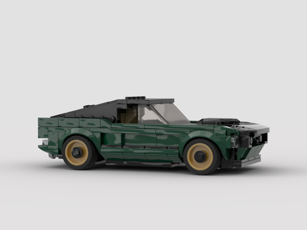LEGO MOC 1968 Mustang Fastback 8 stud MOD by M.J.Argyle | Rebrickable ...