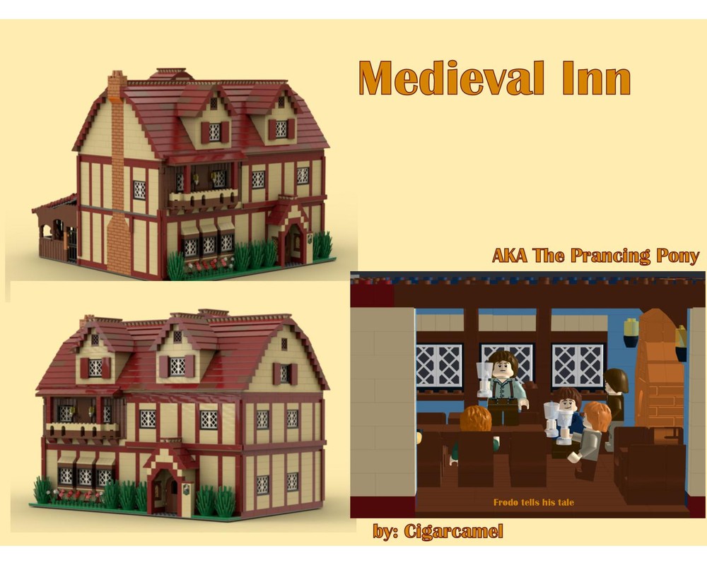 LEGO MOC Medieval Inn by cigarcamel | Rebrickable - Build with LEGO