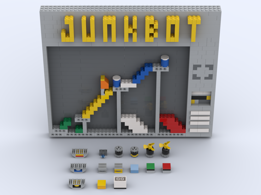 Lego Moc Junkbot Game By Jxu Rebrickable Build With Lego