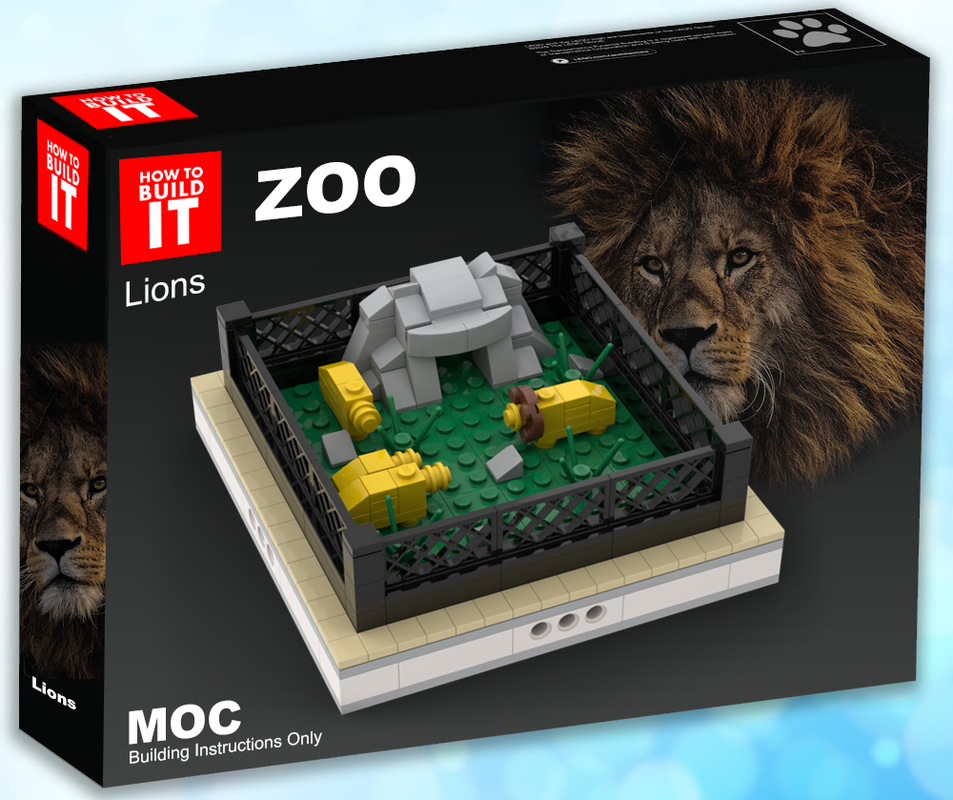 LEGO MOC Lions | mini modular ZOO by gabizon | Rebrickable - Build with ...