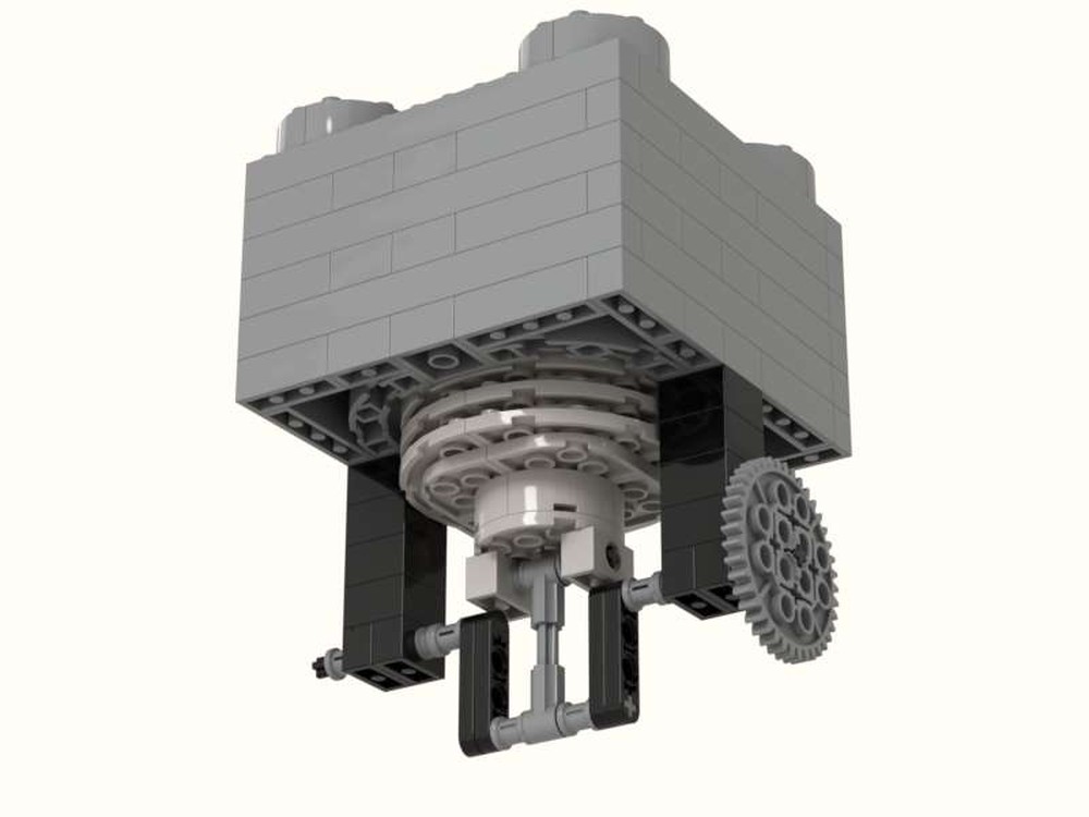 Lego Moc Upscale Piston With Cylinder By Akm Sky Rebrickable Build