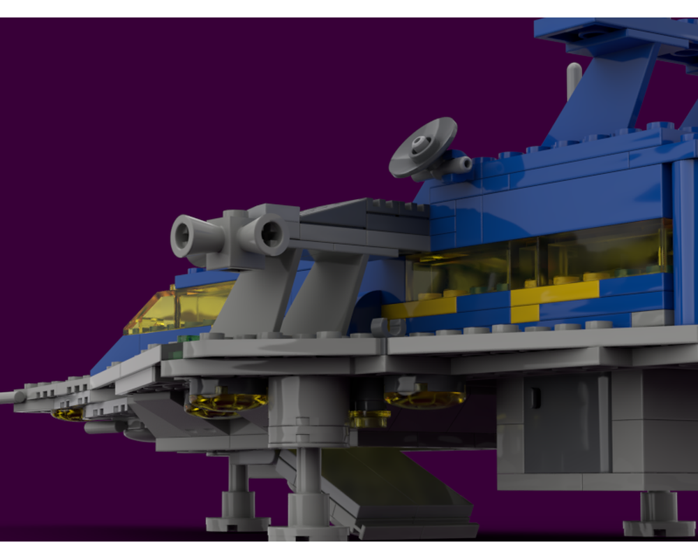 LEGO MOC Neo-Classic Space Freighter by sm6rf8 | Rebrickable - Build ...