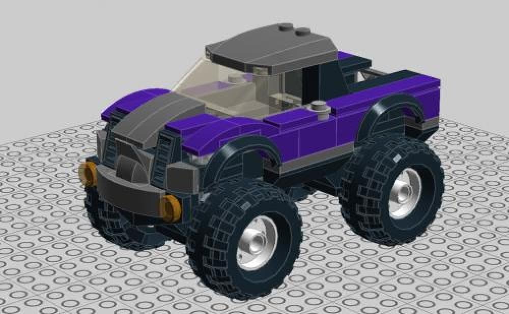 LEGO MOC #legocity monster truck by Keep On Bricking | Rebrickable ...