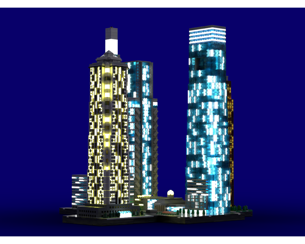 LEGO MOC Downtown Philadelphia at 1/650th Scale by FunnyTacoBunny ...