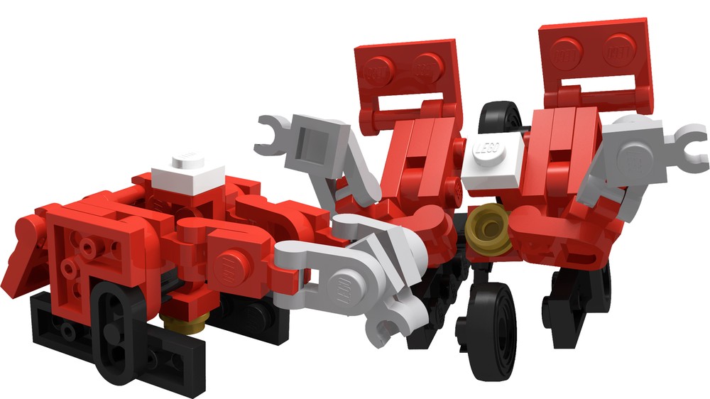 Lego Moc Transformers Movie Rotf Devastator Scavenger Mini Mecha By