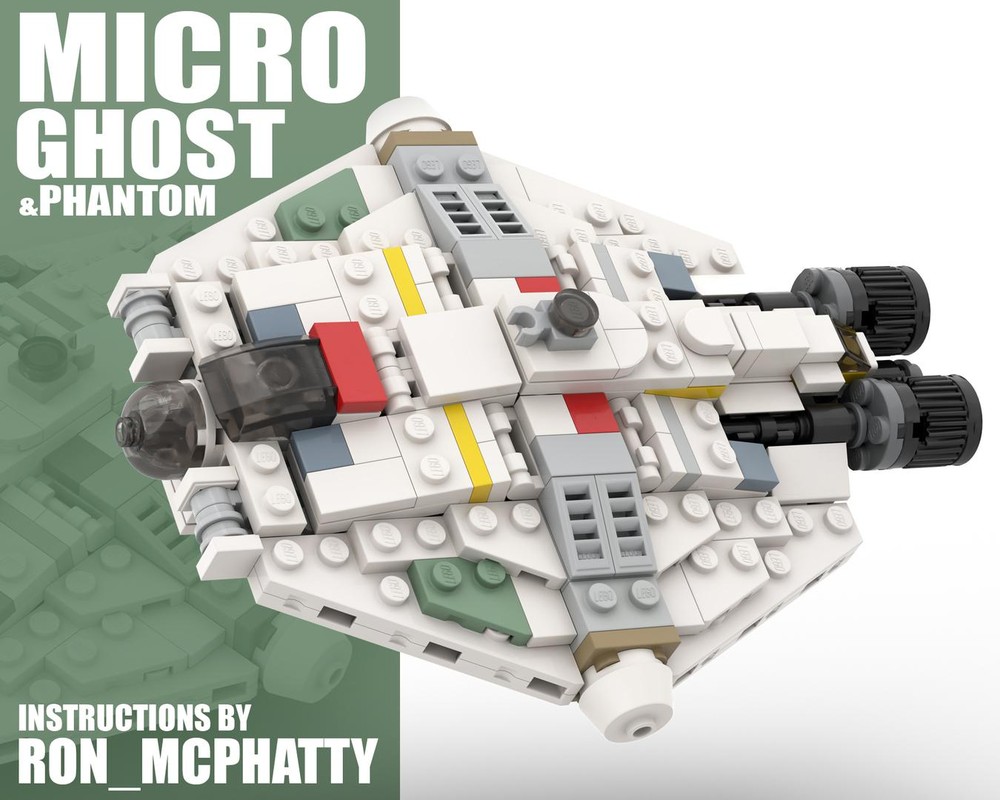 LEGO MOC Micro Ghost & Phantom by ron_mcphatty | Rebrickable - Build ...