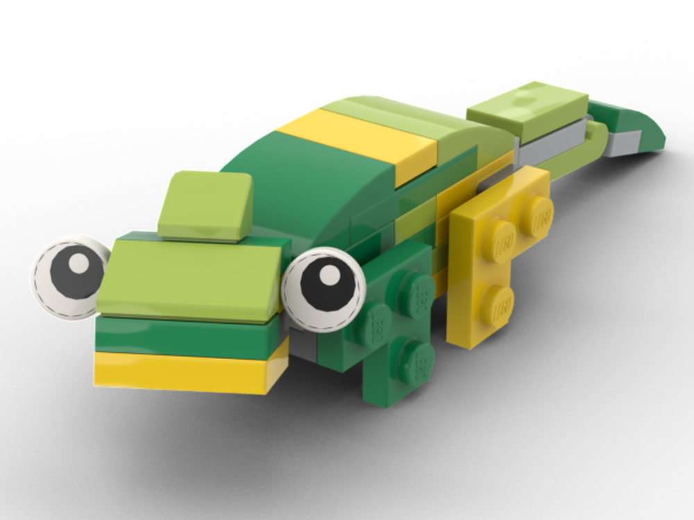 LEGO MOC Chameleon by Nicole1 | Rebrickable - Build with LEGO