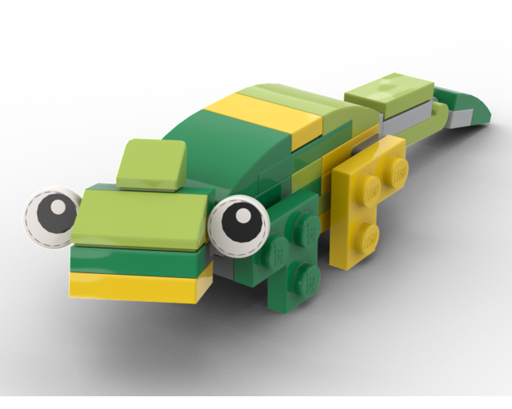 LEGO MOC Chameleon by Nicole1 | Rebrickable - Build with LEGO