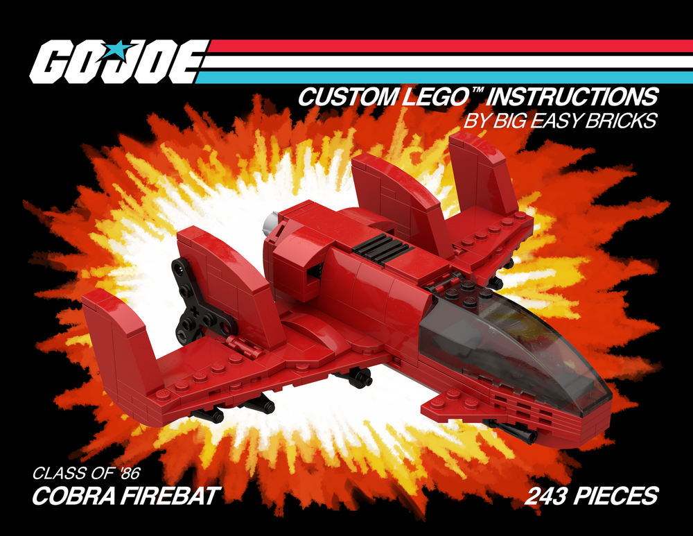 LEGO MOC GO Joe - Cobra Firebat by BigEasyBricks | Rebrickable - Build ...