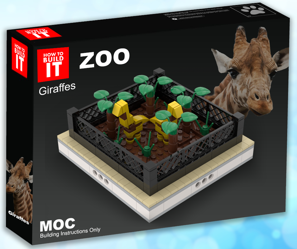 LEGO MOC Giraffe | mini modular ZOO by gabizon | Rebrickable - Build ...