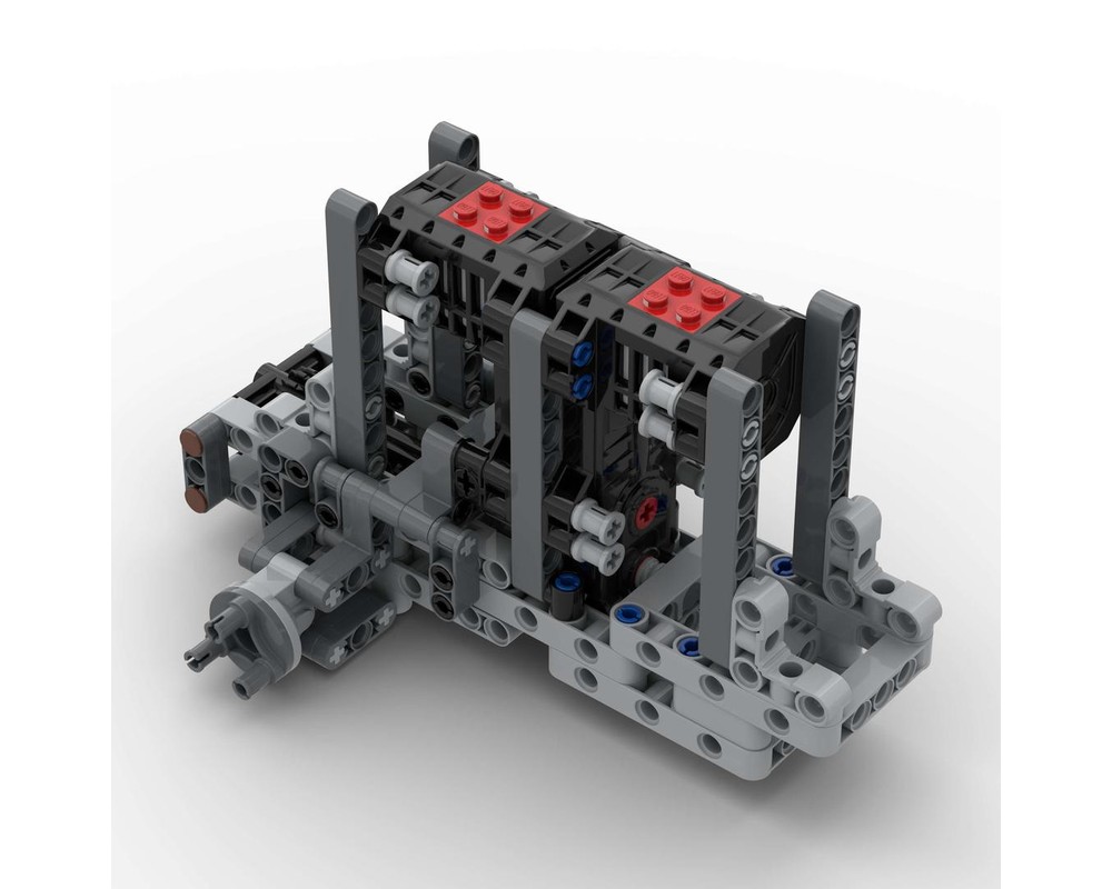 Lego Moc Double Buggy Motor Driven Single Rear Axle By Jlstechnic