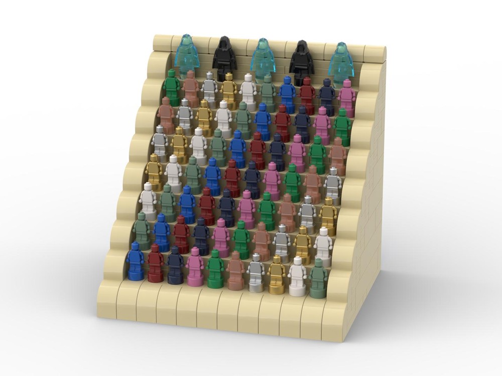 LEGO MOC Statuette Display Stand V2 by TobyMac | Rebrickable - Build ...
