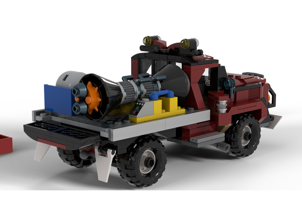 LEGO MOC Truck - Flatbed Deluxe Superduty (Dark Red) by Brick.Mocman ...