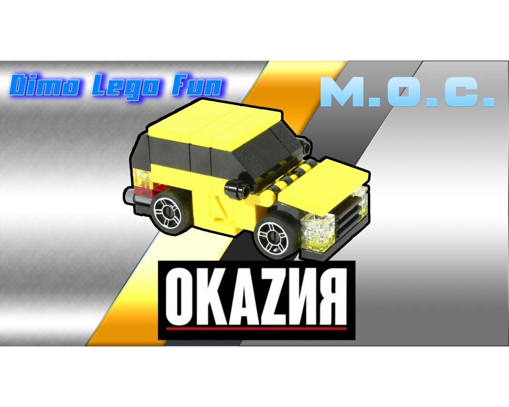 LEGO MOC OKA Russian Car VAZ 1111 by Zagdima | Rebrickable - Build with ...