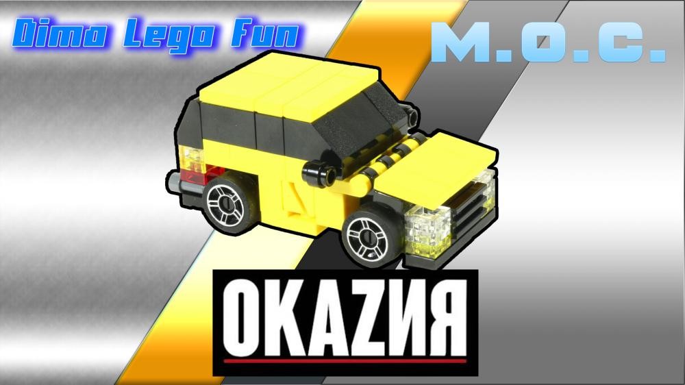 LEGO MOC OKA Russian Car VAZ 1111 by Zagdima | Rebrickable - Build with ...