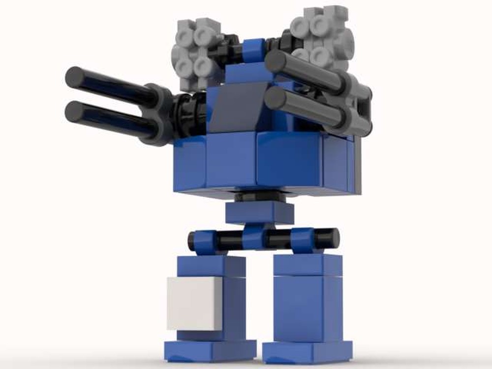 LEGO MOC Warhammer 40k Deredeo Dreadnought - blue (micro) by meregt ...