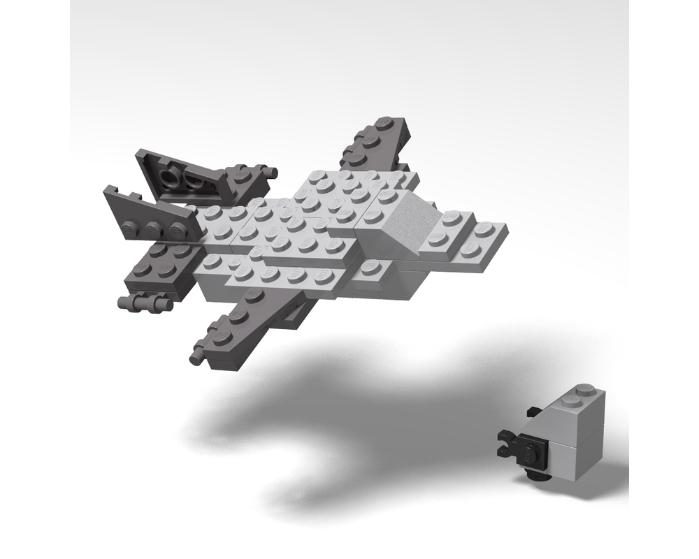 LEGO MOC Fighter Jet by LegoBuilder98 | Rebrickable - Build with LEGO