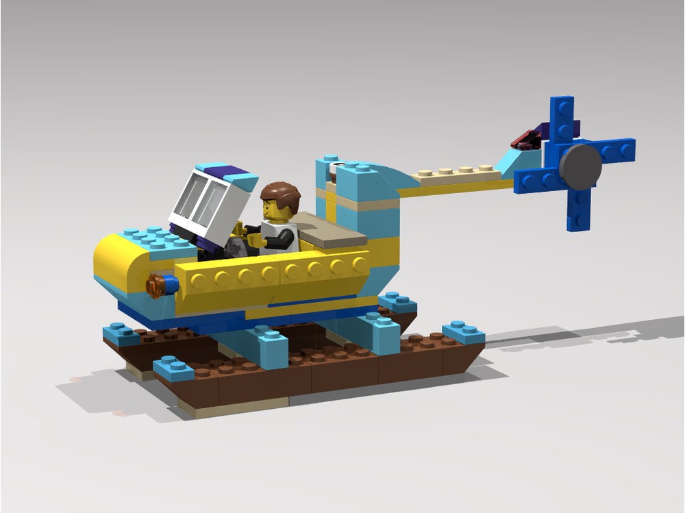 LEGO MOC 10698 Helicopter by Moe Brickman | Rebrickable - Build with LEGO