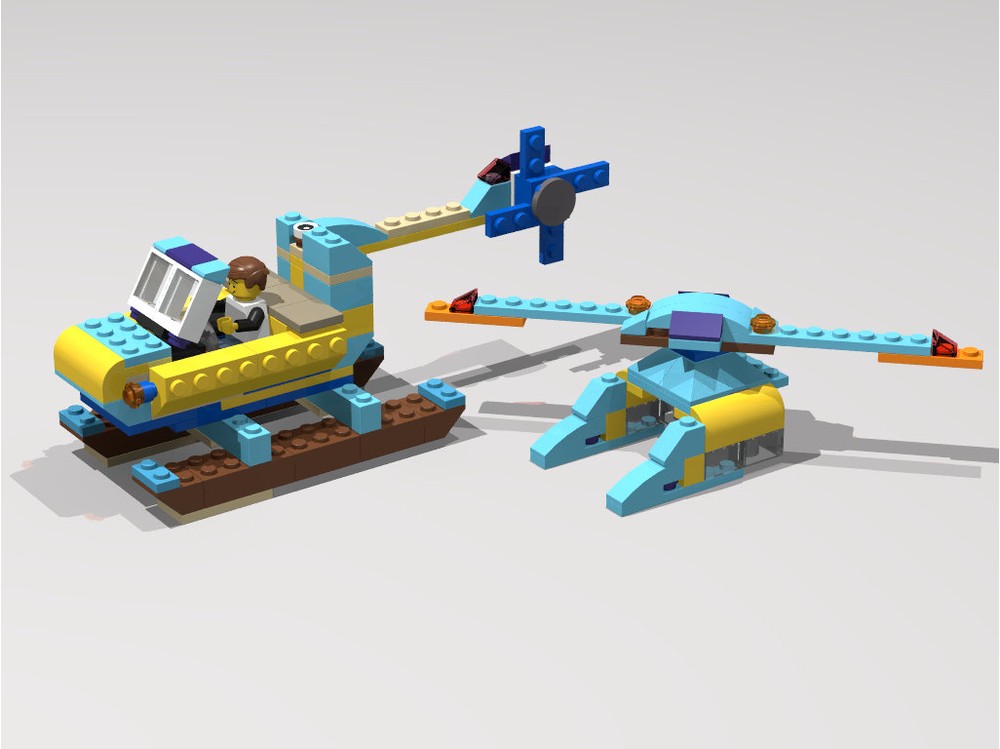 LEGO MOC 10698 Helicopter by Moe Brickman | Rebrickable - Build with LEGO