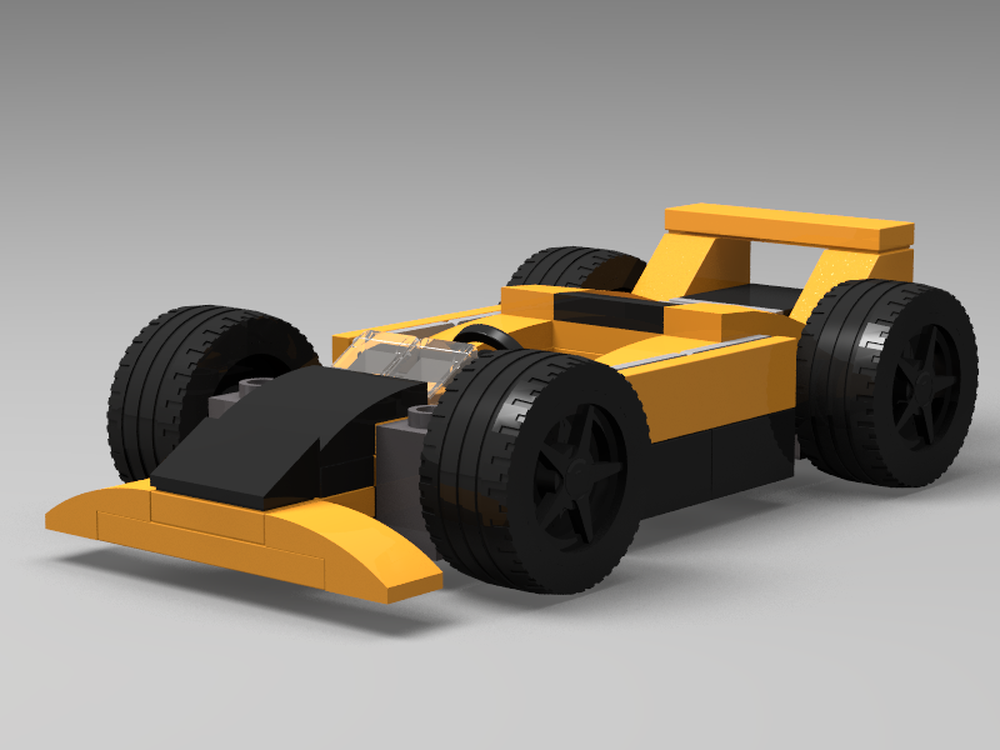 LEGO MOC Vintage Indycar by ExtremeGaming17 | Rebrickable - Build with LEGO