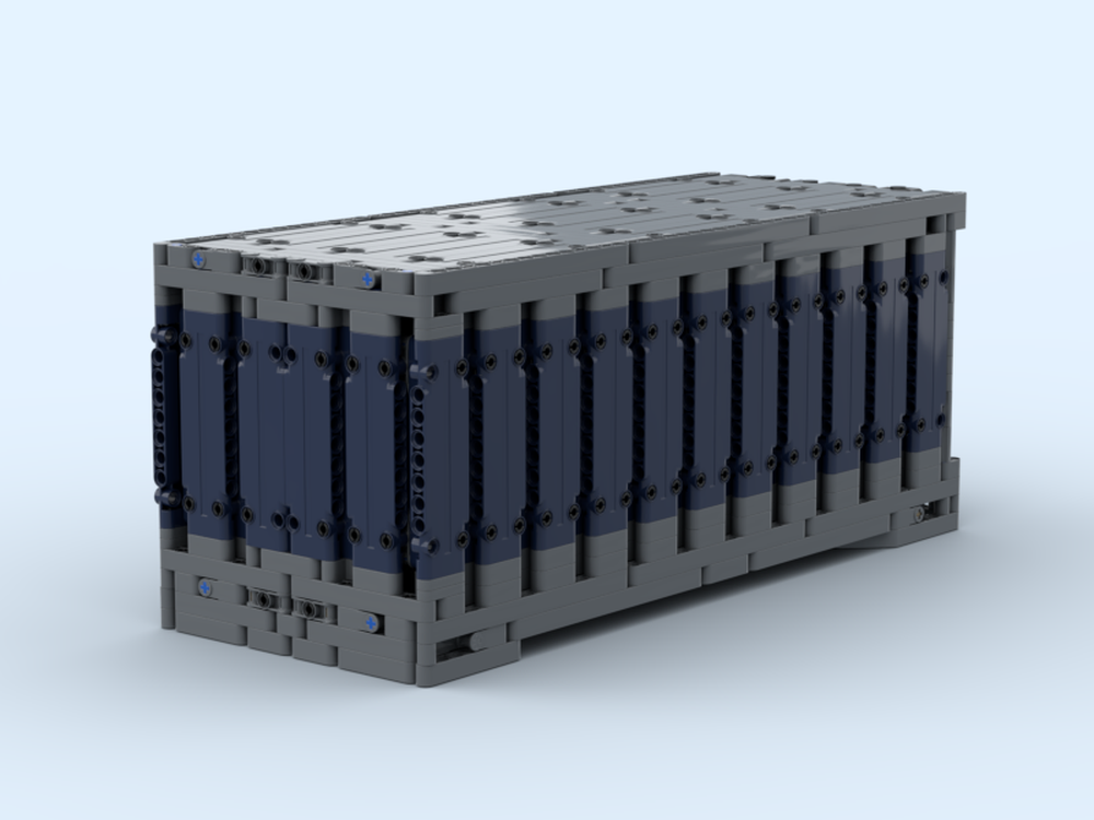 LEGO MOC 20' Overseas Container in Scale 1:17 (45 x 18 x 19 Studs) by ...