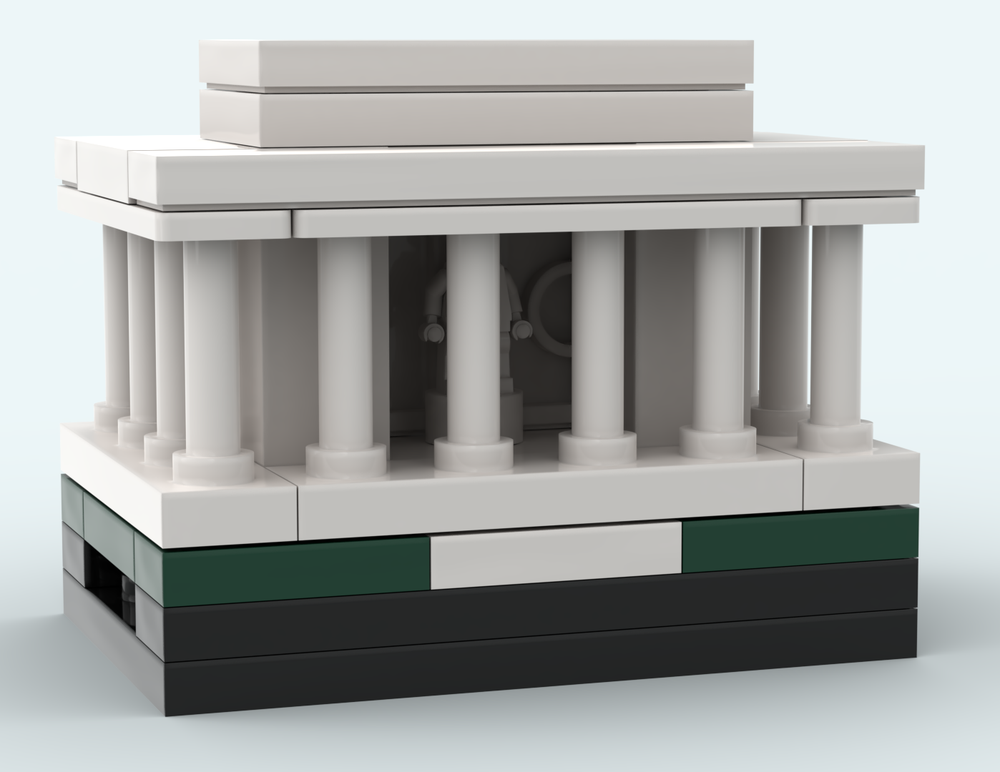 LEGO MOC Washington DC: Lincoln Memorial by kaosconman | Rebrickable ...