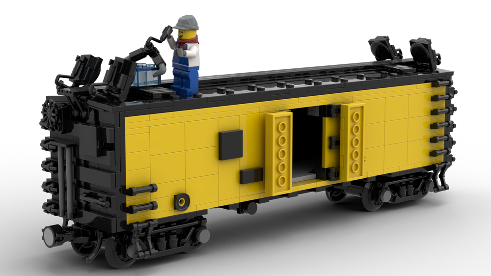 LEGO MOC SFRD Class 23 Boxcar by Yellow.LXF | Rebrickable - Build with LEGO
