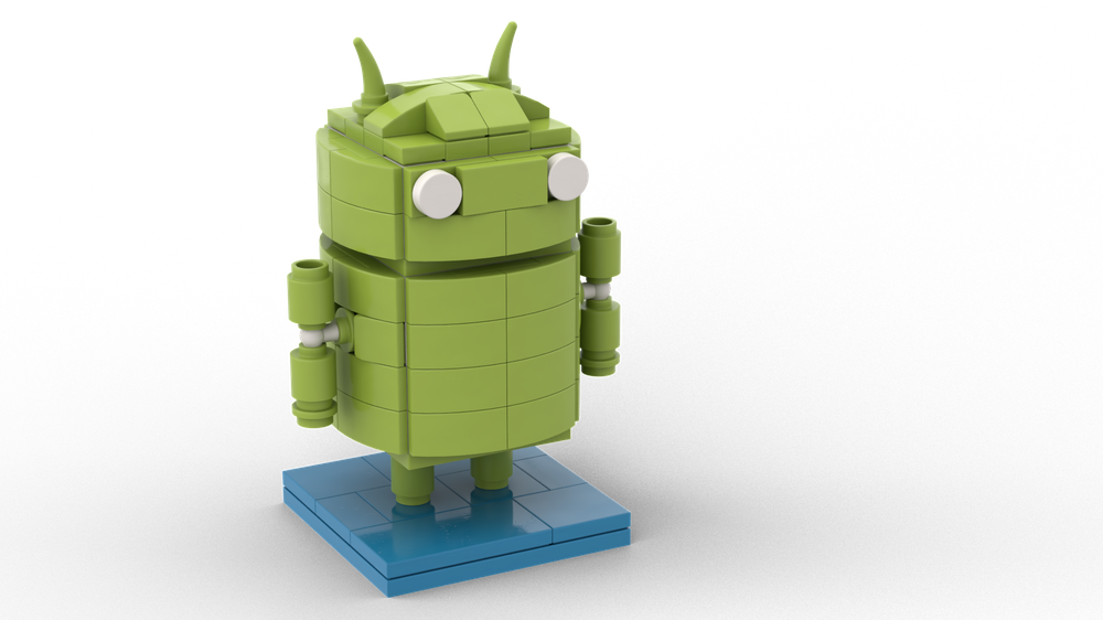 LEGO MOC Brickheadz - Android by LiuWong | Rebrickable - Build with LEGO